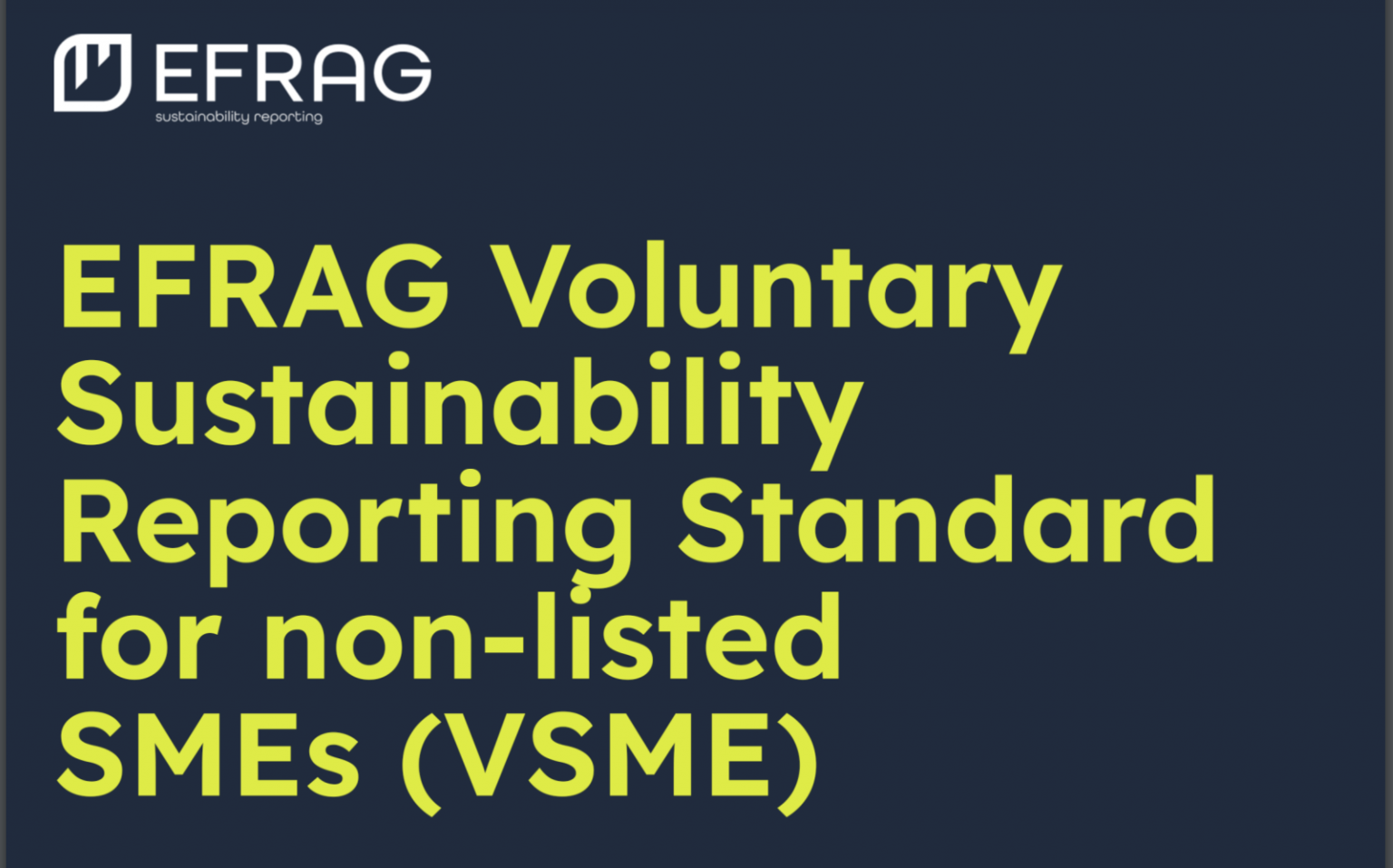VSME-Standard für die freiwillige Nachhaltigkeitsberichterstattung ...